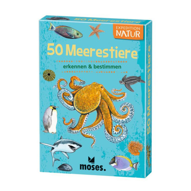 Spiel, 50 Meerestiere erkennen und bestimmen - Maritimer Onlineshop
